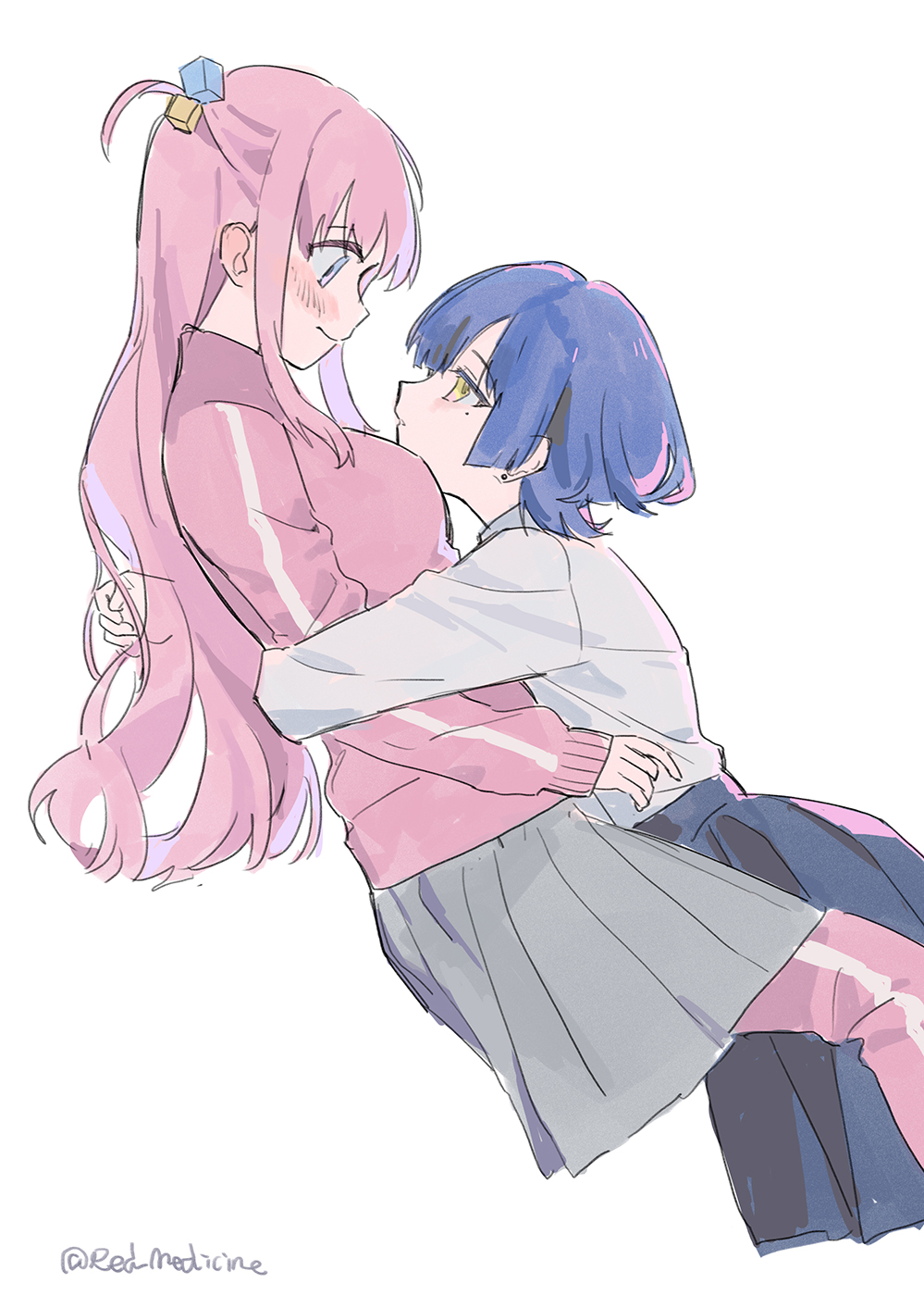 Dynasty Reader » Image › Red Medicine, Hitori x Ryo, Bocchi The Rock!, Bocchi the Rock!, Yuri